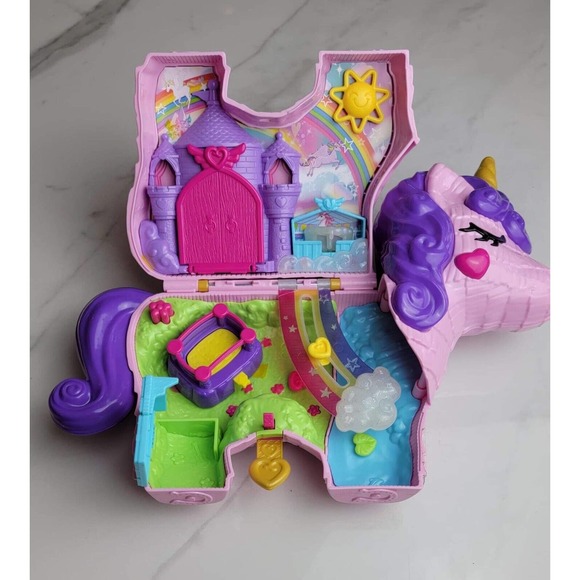 Polly Pocket | Toys | Mattel Polly Pocket Unicorn Pinata Play Set Pink ...